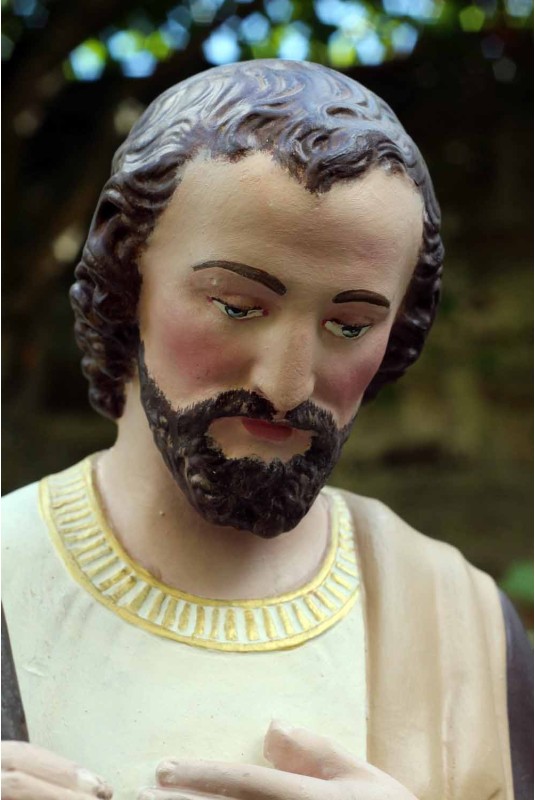Ensemble de deux statues religieuses style st sulpicien
