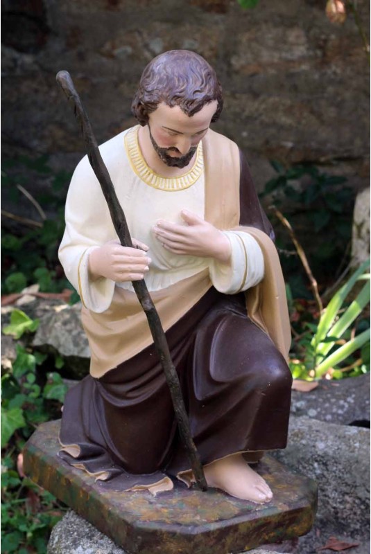 Ensemble de deux statues religieuses style st sulpicien