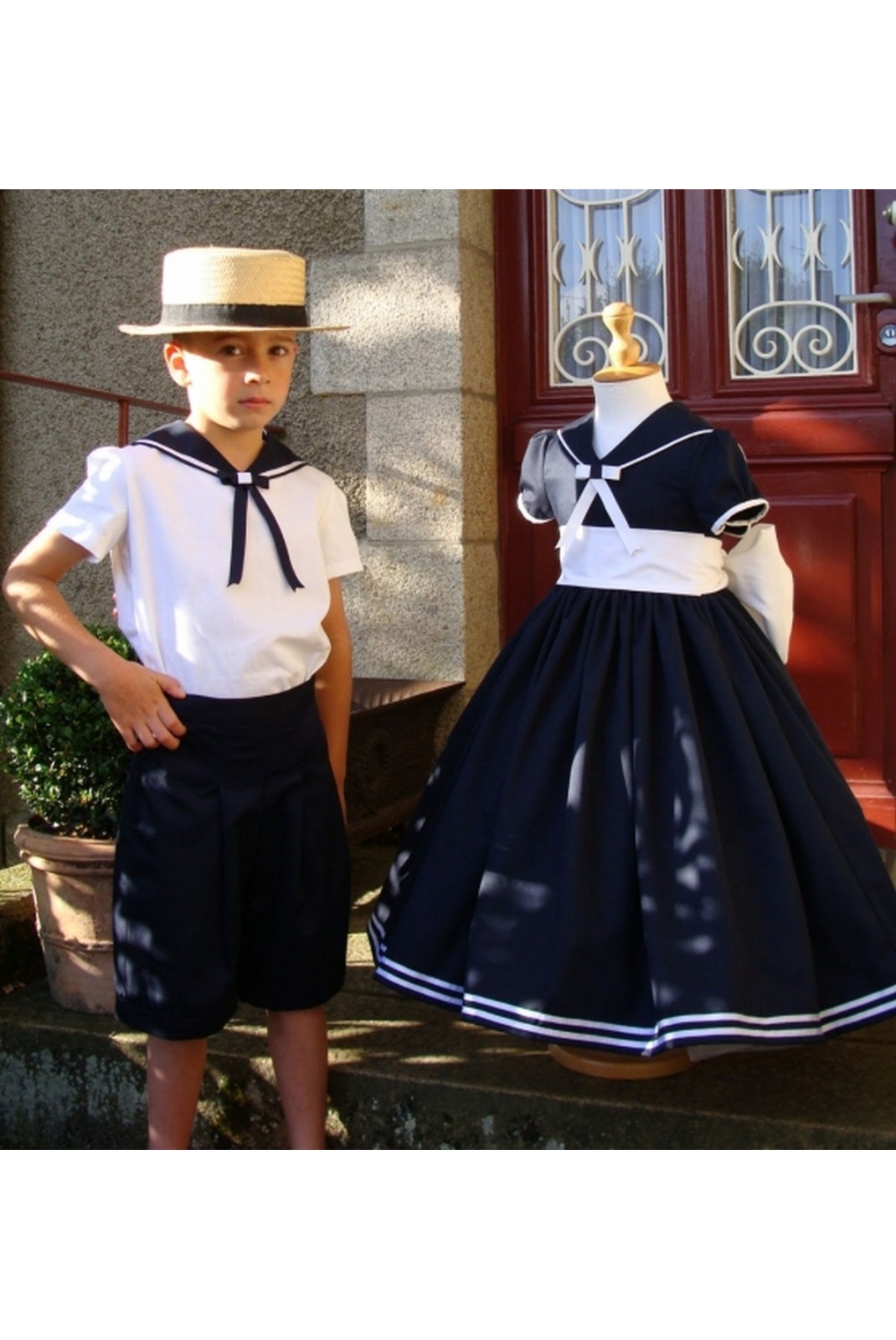 Tenue de cortège marin, costume marin enfant, cortège d'enfant d ...