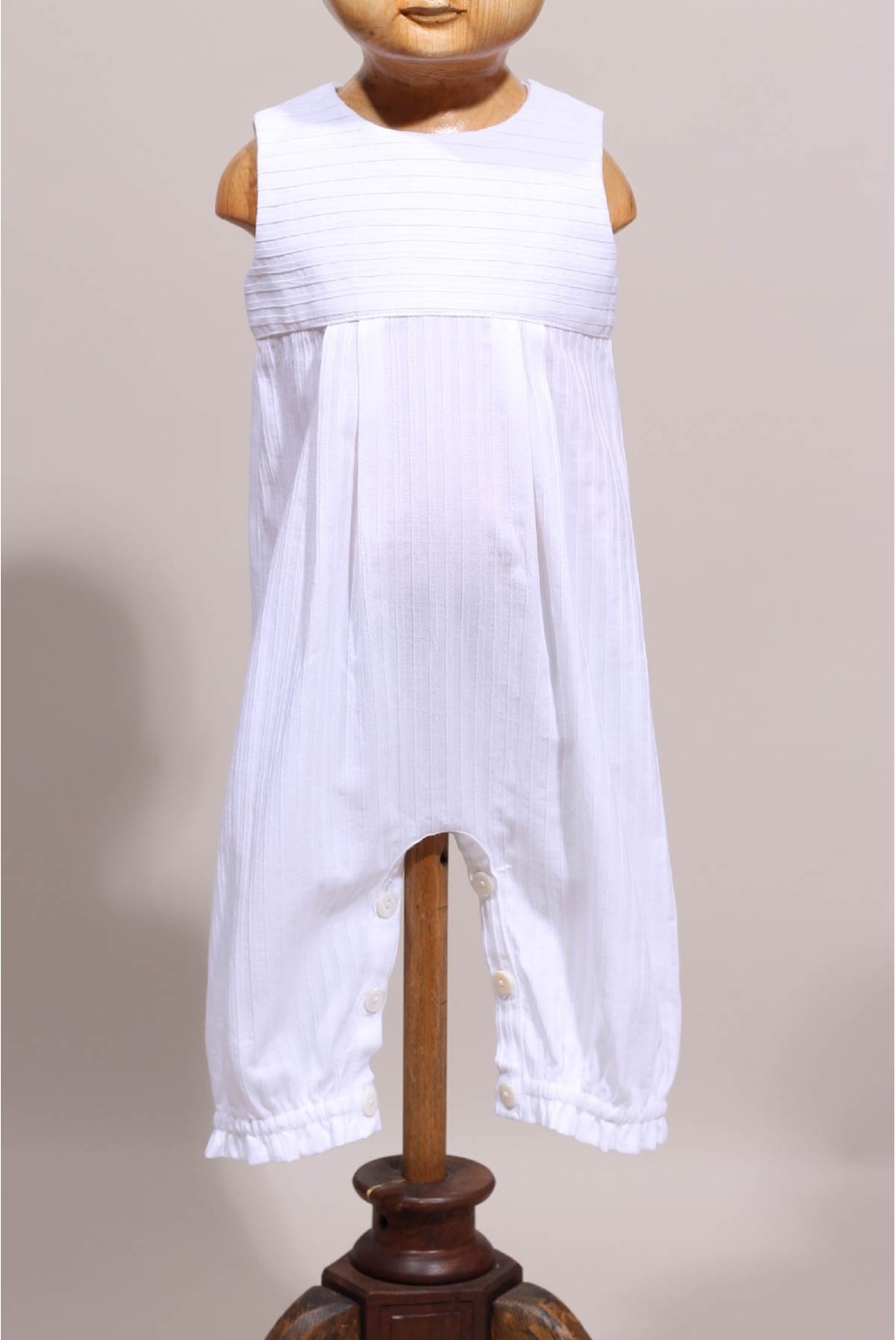 Barboteuse bébé chic de baptême